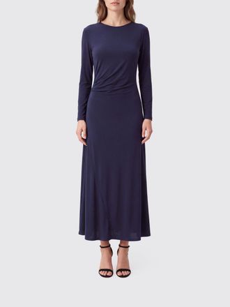 Liviana Conti Slim-Fit Etuikleid aus Jersey in Midil&auml;nge mit langen &Auml;rmeln von