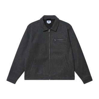 Obey Lenox Zip-Jacket - - Jackets - Herren - Grau - S