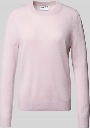 Jake*s Casual Strickpullover aus Kaschmir mit Rundhalsausschnitt