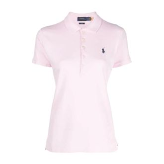 Polo Ralph Lauren Slim Julie Polo - Femme - Tops - Rose - Taille: 42 FR