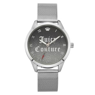 Juicy Couture Femme, Accessoires, Gris, Taille: ONE Size Élégante montre argentée pour femme