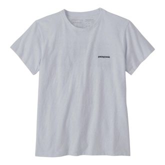 Patagonia P-6 Logo Responsibili-Tee - - Tops - Damen - Wei&szlig; - XS