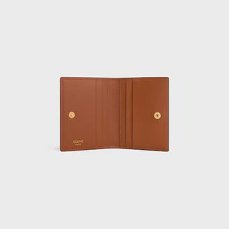 Celine E26 Card Case - Tan