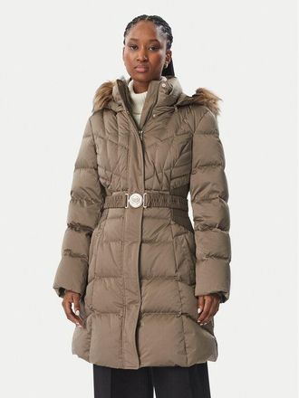Guess Daunenjacke W6BL37 W4085 Khakifarben Slim Fit