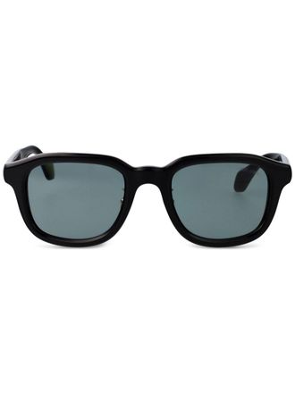 Giorgio Armani Sonnenbrille mit eckigem Gestell - Schwarz