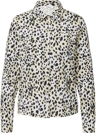 s.Oliver Langarmshirt T-Shirt Elastische Jerseybluse