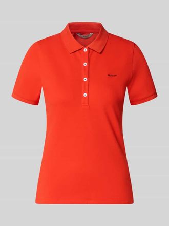GANT Slim Fit Poloshirt mit Label-Stitching