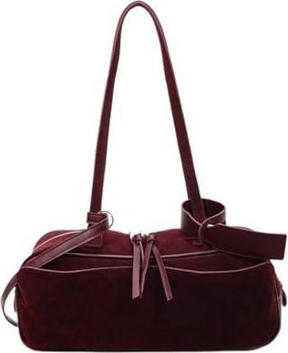 Generic Compatible avec les sacs &agrave; bandouli&egrave;re for femmes, sac main de grande capacit&eacute; Style r&eacute;tro for, porte-documents(Burgundy)