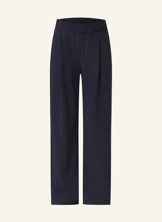 Marc Cain Marlenehose Wedi Im Materialmix blau