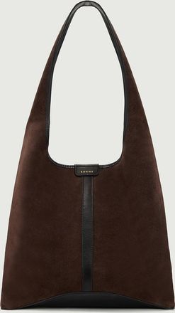 SOEUR CABAS DELICE MARRON FONC&Eacute; CRO&Ucirc;TE DE CUIR
