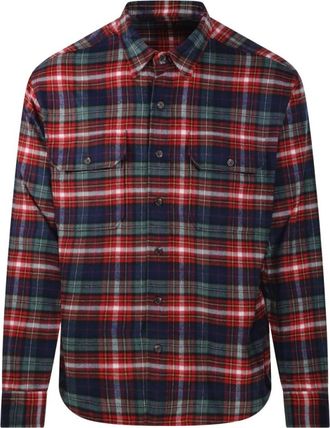 Ralph Lauren Chemise de travail classique en flanelle &agrave; carreaux - Homme - Chemises - Multicolore - Taille: L