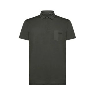Roberto Ricci Design Polo-Shirt aus Baumwolle mit Tasche - - Tops - Herren - Gr&uuml;n - XL