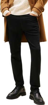 Tommy Hilfiger Herren Jeans Hose Bleecker Burn Black Slim Fit, Schwarz (Burn Black), 32W/33L