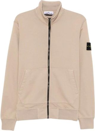 Stone Island Homme, Sweatshirts et sweats &agrave; capuche, Beige, Taille: XL Zip-through Sweater