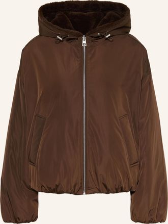 Marc O'Polo Marc Opolo Kunstfell-Jacke Zum Wenden braun