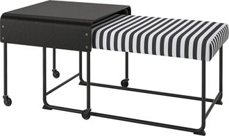 IKEA RÄVSAL Beistelltisch mit Bank