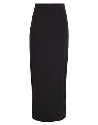 8 by YOOX HIGH-WAIST LONG SKIRT W/ BACK SPLIT