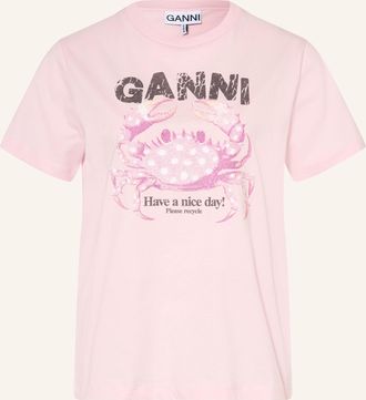 Ganni T-Shirt rosa