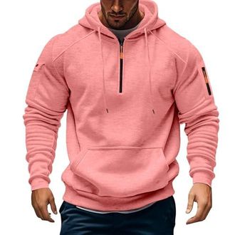 Generic Sweat &agrave; capuche pour homme, sweat &agrave; capuche surdimensionn&eacute;, veste &agrave; capuche, pull &agrave; manches longues, veste chaude &agrave; capuche doubl&eacute;e, veste dhiver &agrave; ca