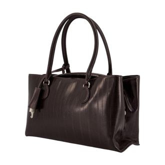 Osoi Womens Shell Brot Bag - Osoi Leather Brown Cowhide Handbags-Purses