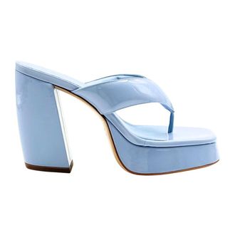 Gia Borghini Femme, Chaussures, Bleu, Taille: 36 EU Gia 17 Platform Sandal