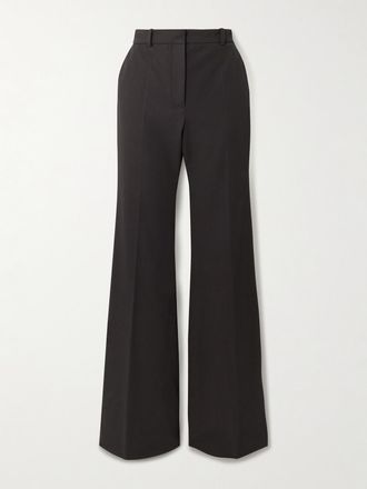 Joseph Pantalon Droit En Gabardine Stretch Tafira - Marron