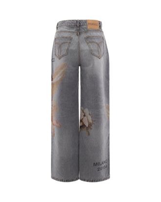 Fiorucci Angeli Bouquet Jeans - Gray
