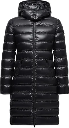 Moncler Moncler Doudoune Longue Moka, Femme, Noir, Taille: 00