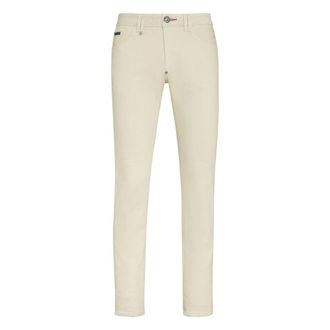 Philipp Plein Denim Super Straight Cut Istitutional - - Jeans - Herren - Beige - W29