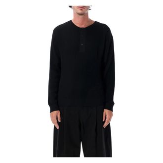 STUDIO NICHOLSON Corine Rundhalsstrickpullover - - Knitwear - Herren - Schwarzk - L