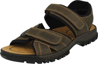 Rieker 25051, Herren Geschlossene Sandalen, Braun (tabak/schwarz), 45 EU (10.5 UK)