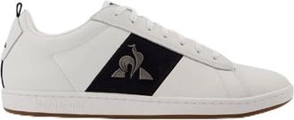 Le Coq Sportif Homme Courtclassic Twill Basket, Blanc/Noir (Optical White Black), 40 EU