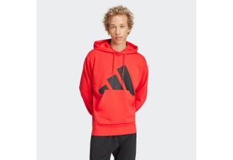adidas Kapuzensweatshirt M BL FT HD mit angesetztem B&uuml;ndchen am Rumpfabschluss