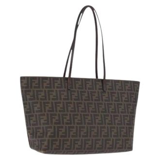 Fendi Sac cabas vintage Fendi Zucca Canvas Pre-owned - Femme - Pre-owned - Brun - Taille: ONE Size