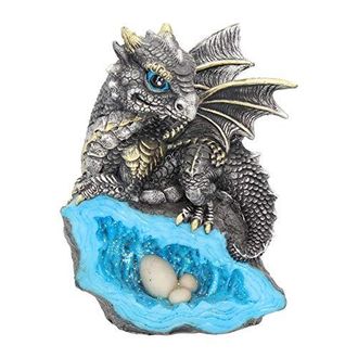 Nemesis Now U2050F6 Nestwächter Figur 14cm blau Harz One Size