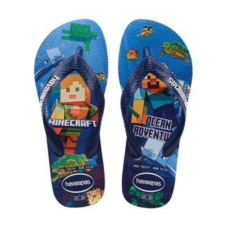 Havaianas Unisex Kinder Baby Minecraft Flipflop,Weiß,25/26 EU