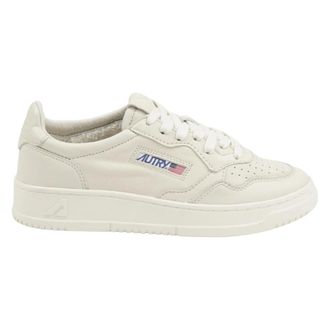 Autry Femme, Chaussures, Blanc, Taille: 37 EU Medalist Low Baskets