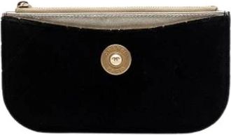 Chanel Pochette en velours Pre-owned - Femme - Pre-owned - Noir - Taille: ONE Size