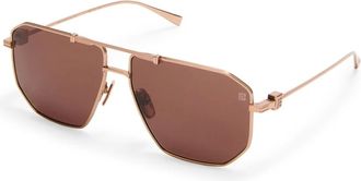 Balmain Lunettes de soleil Dean - unisex - Accessoires - Rose - Taille: 60 MM