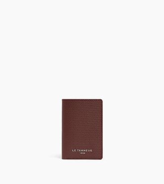 Le Tanneur Porte cartes vertical Emile en cuir signature T