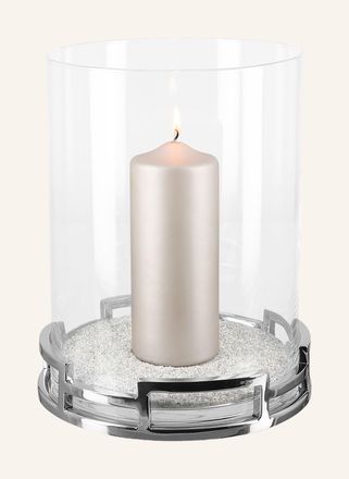 Fink Windlicht Mit Glas Hommage silber