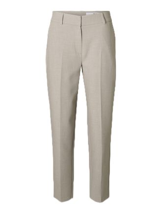 Selected Selected Femme Slfrita-Ria Mw Crop Pant Mel Noos