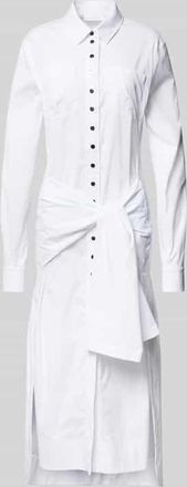 Paco Rabanne Maxikleid mit Druckknopfleiste