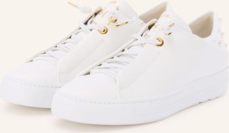 Paul Green Sneaker Mit Schmuckperlen weiss