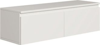 Selsey Selsey - bemmi- Meuble tv 2 portes - suspendu - 100 cm - blanc