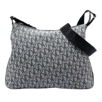 Dior Sac bandouli&egrave;re en toile Pre-owned - Femme - Pre-owned - Bleu - Taille: ONE Size