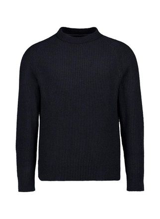 Marc O'Polo Herren Pullover schwarz unifarben