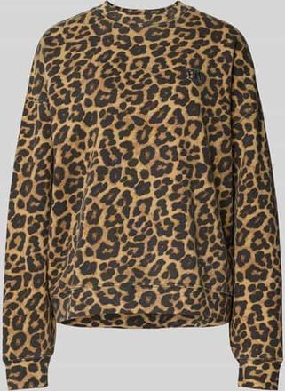 Anine Bing Sweatshirt mit Allover-Animal-Print