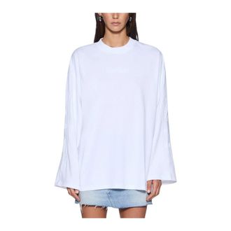 Ksubi Sott Altar Boyfriend LS Tee - Femme - Tops - Blanc - Taille: 40/42 FR