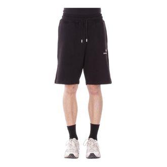 Marcelo Burlon Homme, Sport, Noir, Taille: S Logo Front Shorts